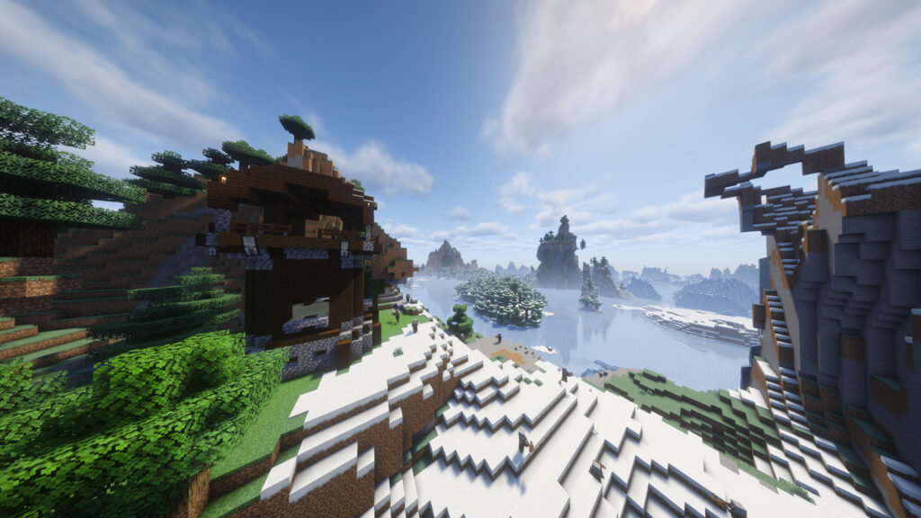 Minecraft Bedrock Weird Seed-HighLand Raider Tower 2026